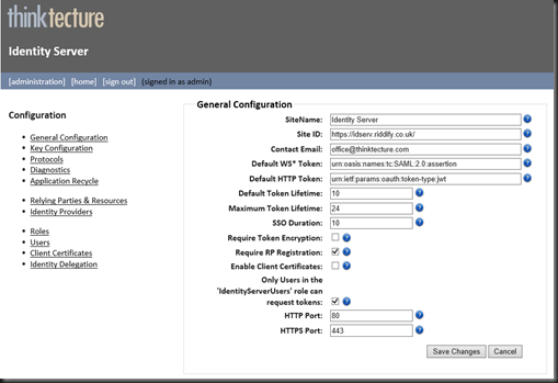 adfs tokenlifetime 0
