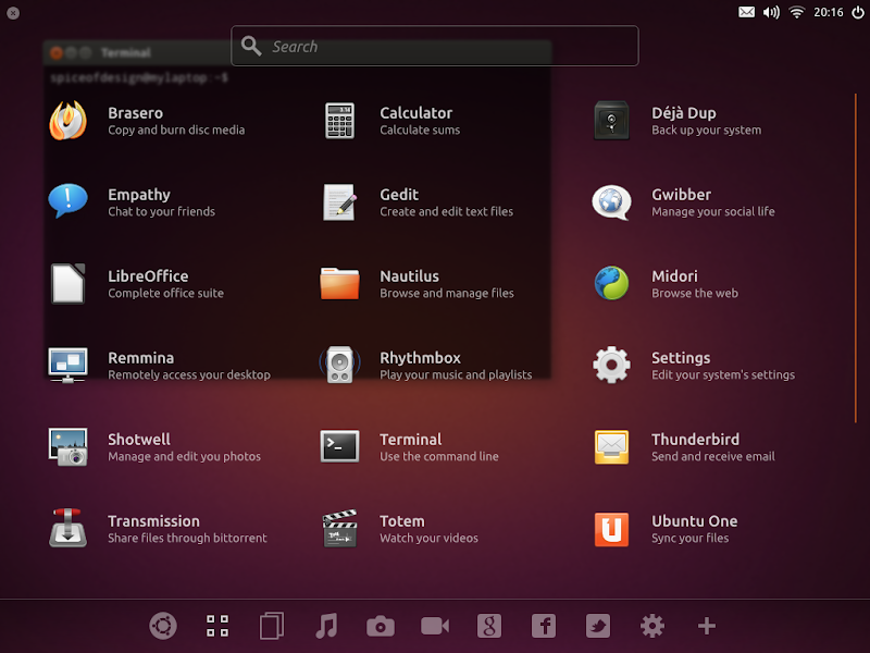 Ubuntu Concept, un nuovo ed interessante mockup di Unity - Linux Freedom