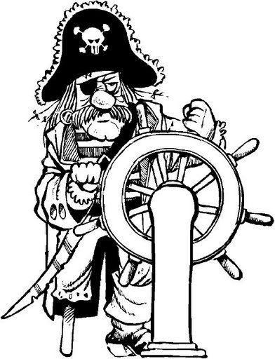 DIBUJOS DE PIRATAS CON PARCHE PARA COLOREAR DIBUJOS DE PIRATAS CON PARCHE PARA COLOREAR