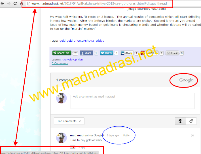 Google Plus comments on Blogger disrupts Disqus