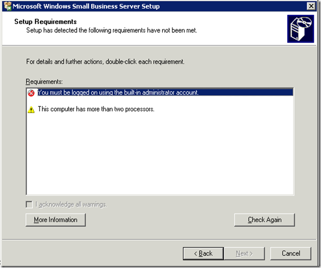 MPECS Inc. Blog: SBS 2003 to SBS 2011 Migration Error – You must be ... MPECS Inc. Blog: SBS 2003 to SBS 2011 Migration Error – You must be ...
