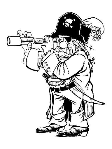 DIBUJOS DE PIRATAS CON PARCHE PARA COLOREAR DIBUJOS DE PIRATAS CON PARCHE PARA COLOREAR