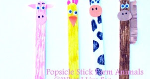 What I Live For: Popsicle Stick Farm Animals
