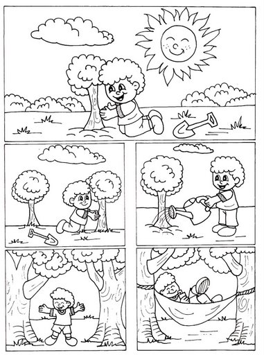 Dibujos de secuencias de cuentos para niños - Imagui
