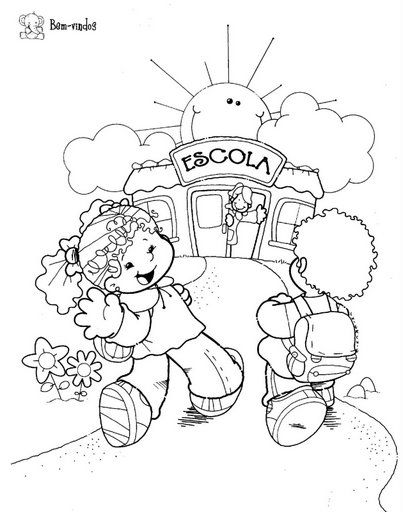 Regreso a clases para colorear - Imagui