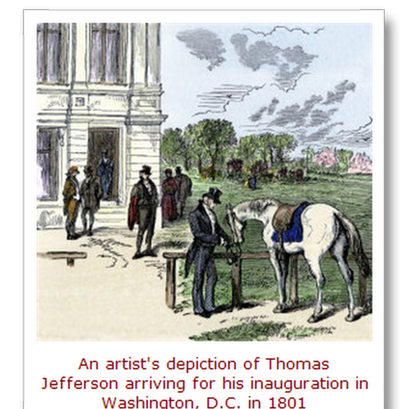 Thomas Jefferson Inauguration