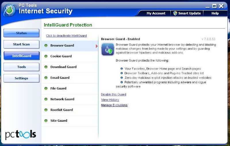 รีวิว PC Tools Internet Security 2011 | Blognone