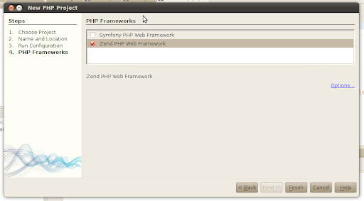 Zend Framework di NetBeans 6.9