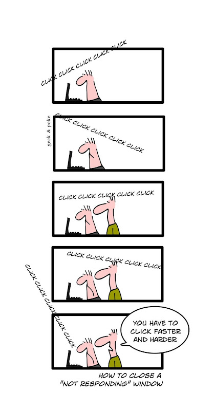 การ์ตูนล้อ Windows: How to close a non responding window | Akedemo (o-o) การ์ตูนล้อ Windows: How to close a non responding window | Akedemo (o-o)