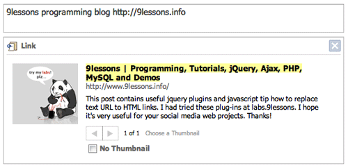 Facebook Like Extracting URL Data with Jquery and Ajax Facebook Like Extracting URL Data with Jquery and Ajax