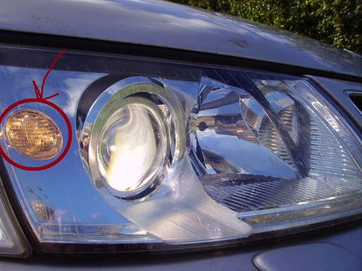 How To: Xenon bulb and headlight assembly side marker replacement | SaabCentral Forums