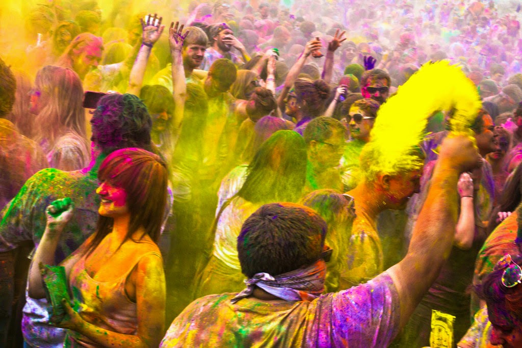 me :p: Holi photography :D