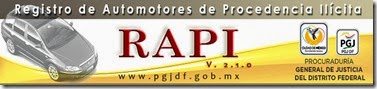 RAPI Consulta de Autos 2023 Fiscalia PGJ CDMX | Tenencias CDMX Estado ...