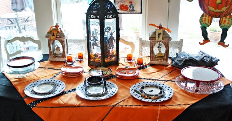 BARGAIN DECORATING WITH LAURIE: TRICK-OR-TREAT TABLE