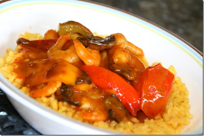 Cook Lisa Cook: Shrimp & Vegetable Madras Curry for Daniel