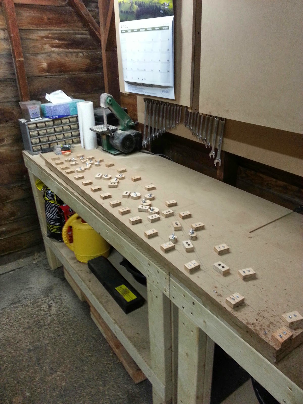 Daves pietenpol project: Rib jig 2hrs