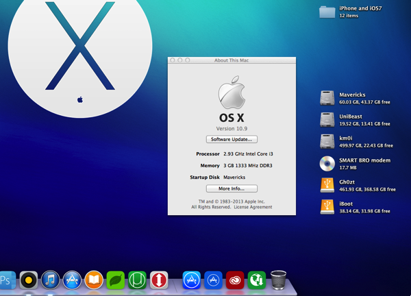 Done Installing OS X 10.9 Mavericks with UniBeast in Alternate Way | Gh0zt