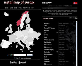 All 4 Metalheads: Metal Map of Europe
