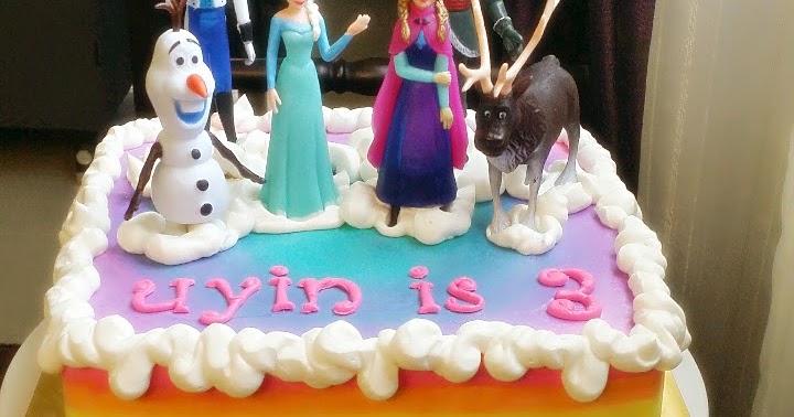 Zielicious Homemade Cakes: Kek patung frozen