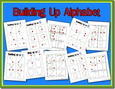 Building Up To Alphabet Printables