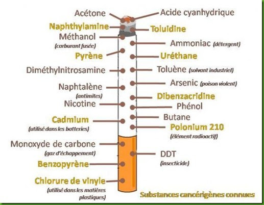 Le blog intime d'un futur ex-fumeur: [J+1] les composants de la cigarette