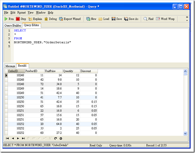 mrkt 的程式學習筆記: ASP.NET MVC + Oracle 11g XE + Entity Framework. Part 3