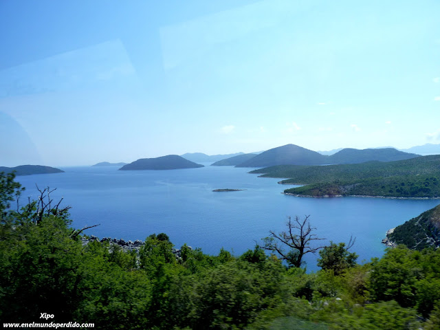 Paisajes de la costa croata desde un autobús - En el mundo perdido