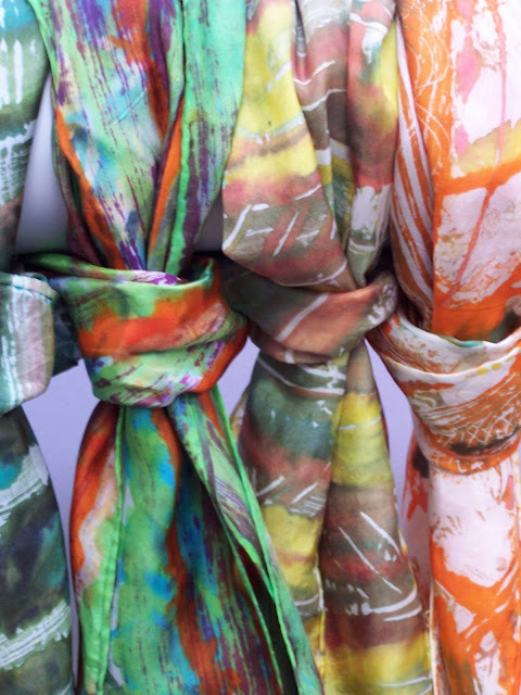 Create your own gorgeous silk scarf! | Ragged Edge Studio