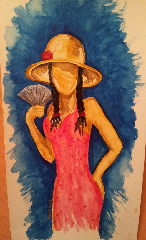 The Colorful Thumb : Faceless Lady