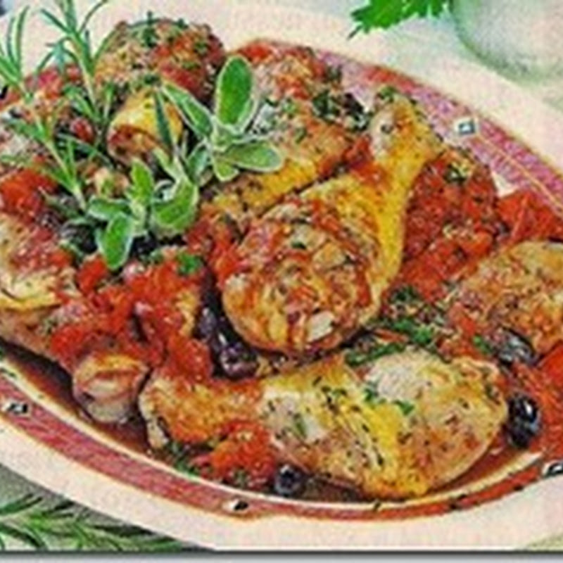 Fusi di pollo con sugo alla pizzaiola