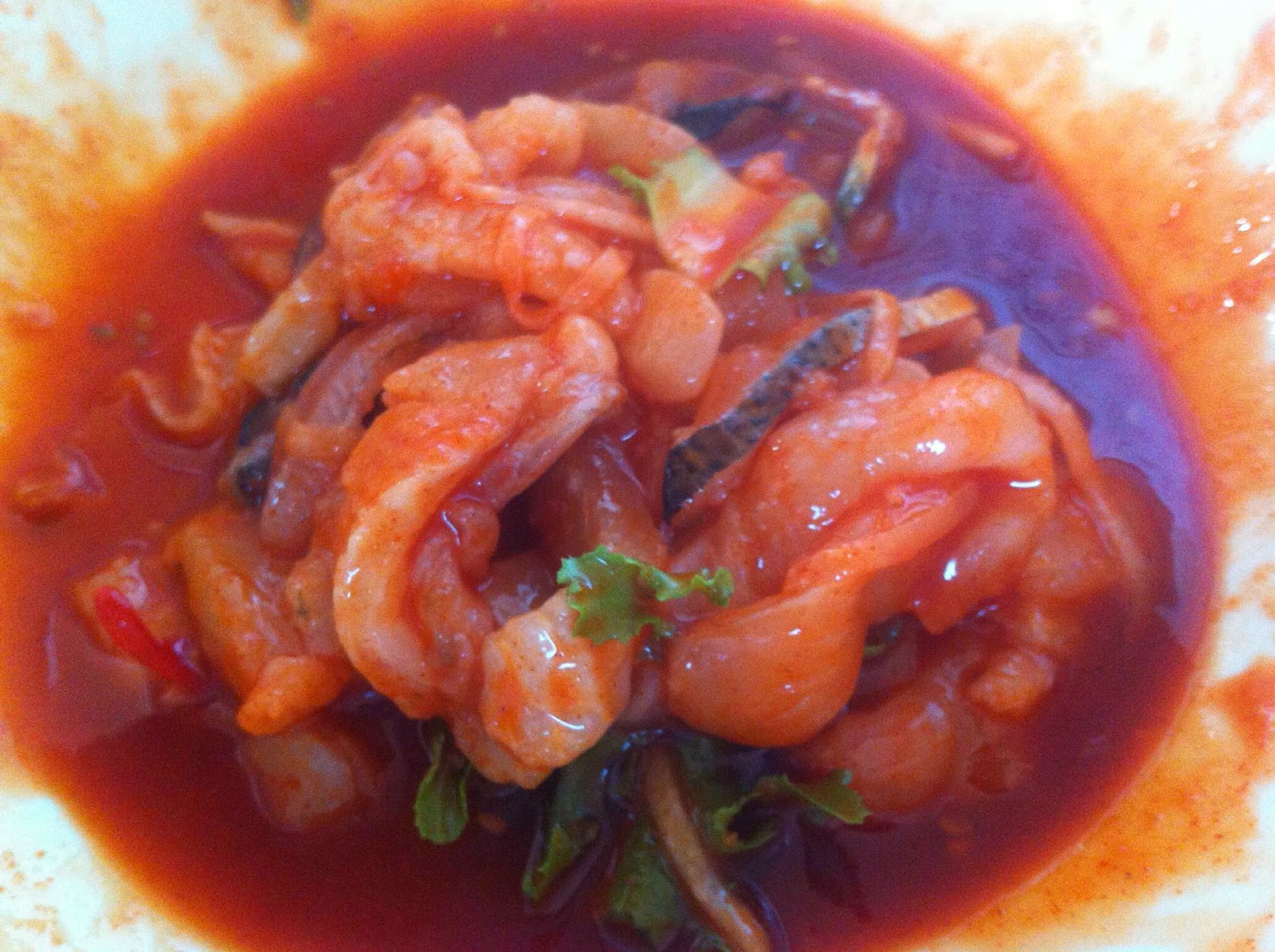 Insights Korea Tour: Korean food. Original Mul Hweo from Pohang.