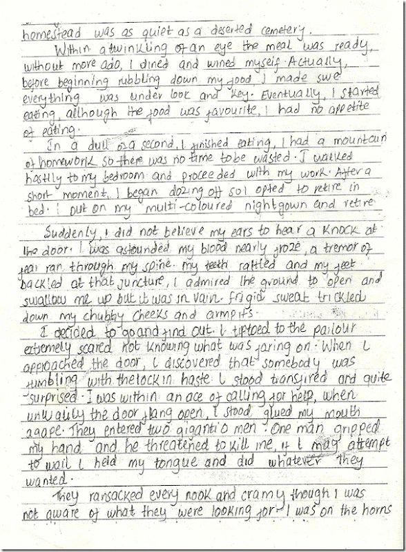 k.c.p.e revision resource: KCPE 2004 Composition analysis