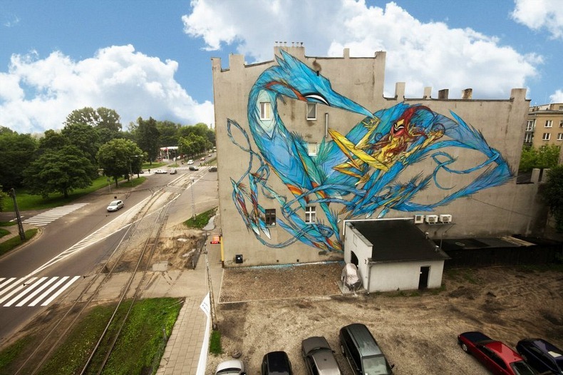 Street Art in Lodz, Poland | Amusing Planet