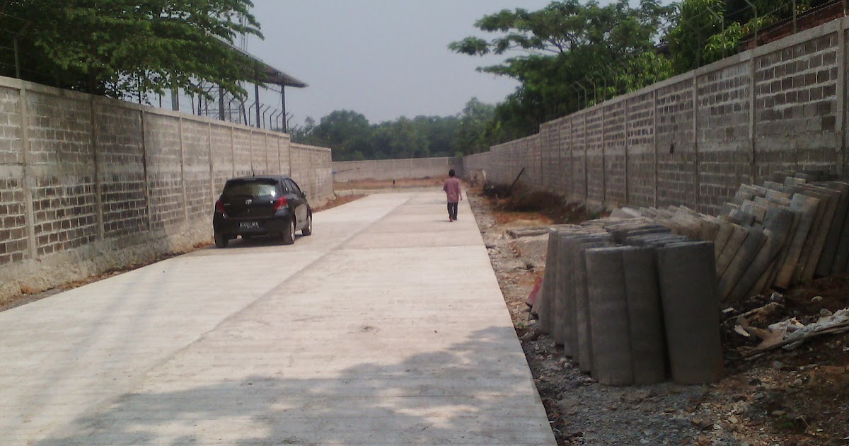 Mandor Bambang: Jalan Cor Beton