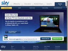 Sky regala il servizio Sky Go ai clienti HD