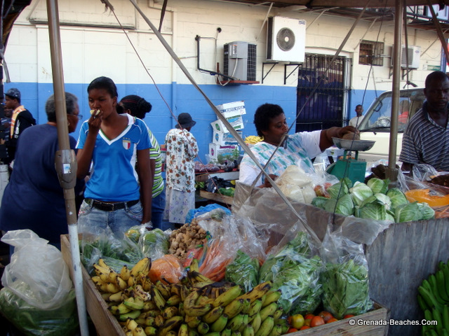 St. George’s Market Scene Pictures – Grenada Beaches
