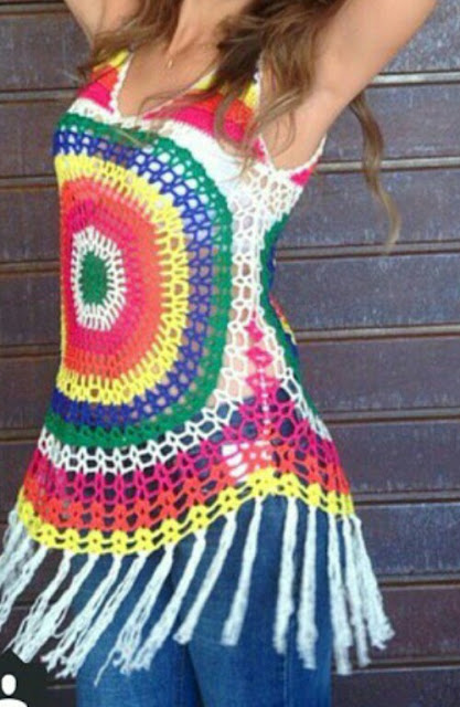Curta o Colorido com Crochê