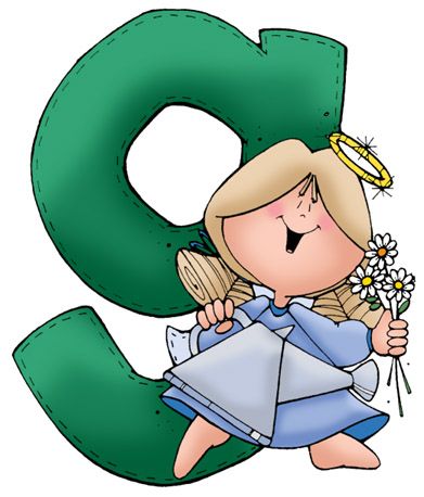 ABECEDARIO ANGELITOS LETRAS ANGELITOS