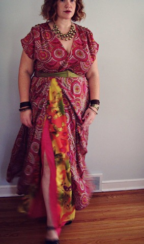 >The May dress… the tribal maxi dress or the Mrs. Roper dress? You ...