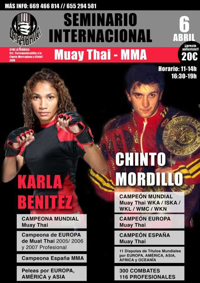 KickBoxing Ayala: Seminario Chinto Mordillo y Karla Benitez
