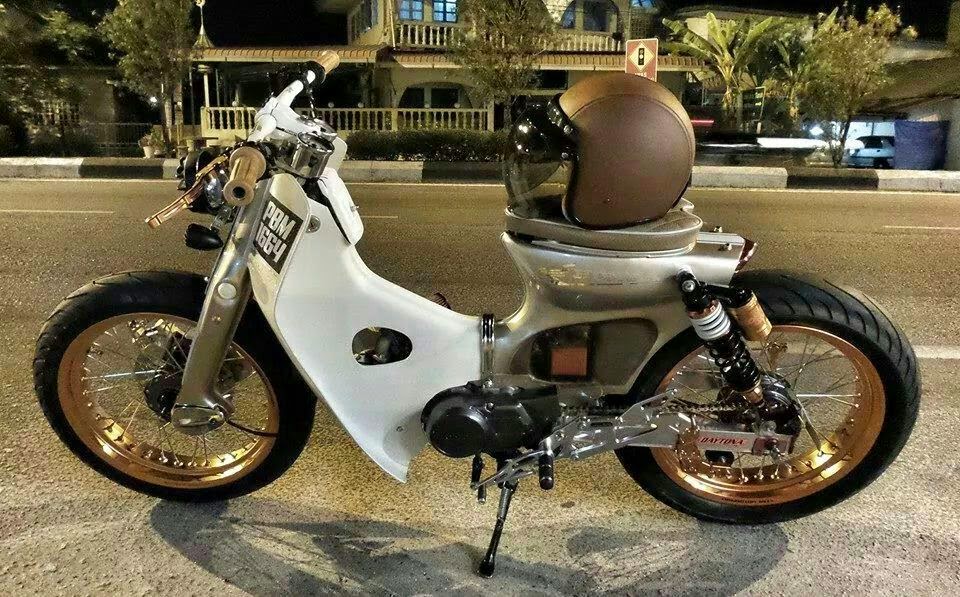 Kedamaian yang ku cari...: Project moto Honda Cup 70 lama