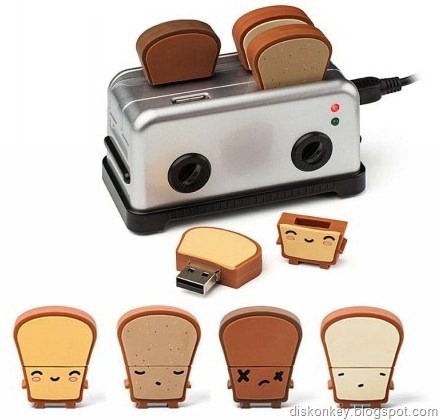 D i s k - O n - K e y: Toasts USB Flash drives and Toaster Hub