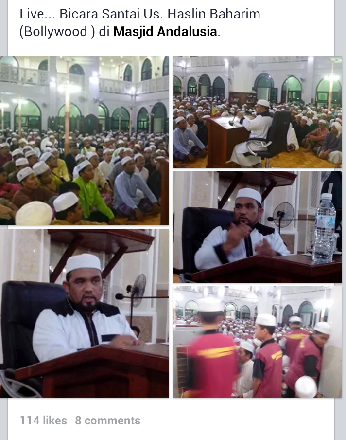 LagunaMerbok: Sekitar Bicara Santai Ustaz Haslin Baharim ( Bollywood ...