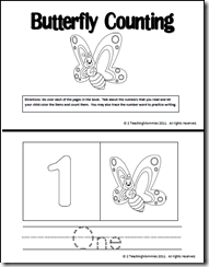 Butterfly Counting and Coloring Books