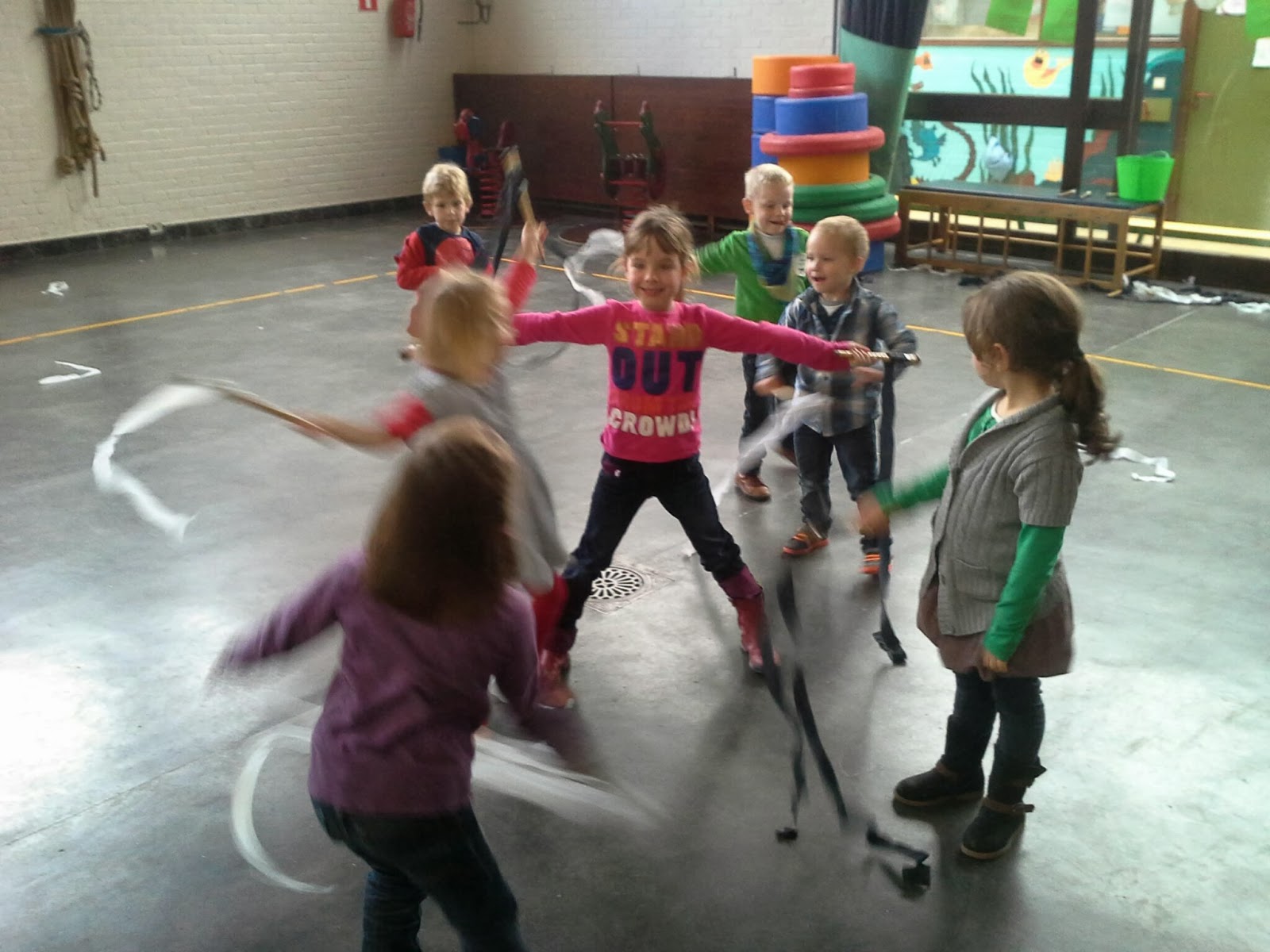 V.C.S.M. Kleuter Centrum Sterklas: Grove motoriek oefenen