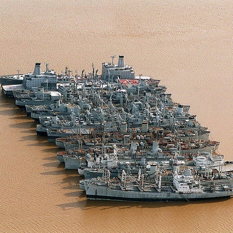 The Ghost Ships of the National Defense Reserve Fleet | Amusing Planet