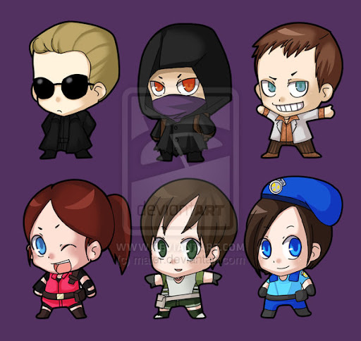 Chibis: Resident Evil | The Tony Lucas Blog
