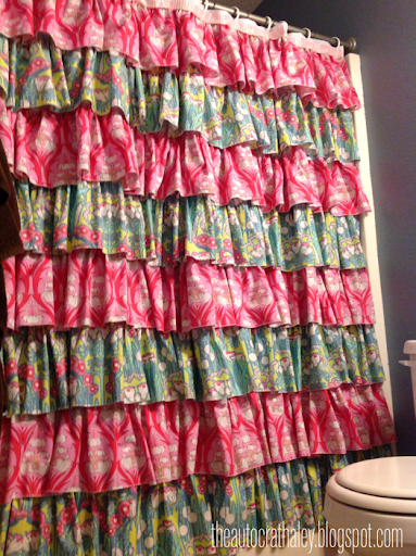 The Autocrat: Ruffled Shower Curtain