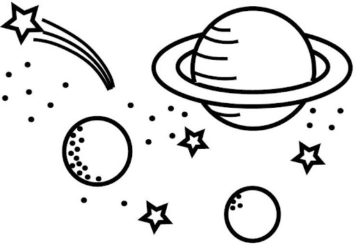 UNIVERSE COLORING PAGES