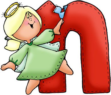 ABECEDARIO ANGELITOS LETRAS ANGELITOS